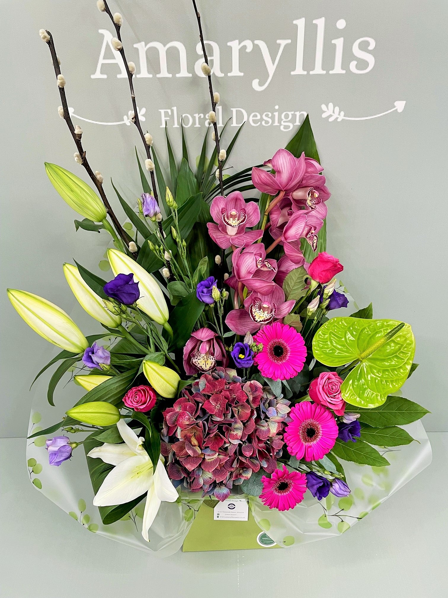 Premium Range Individually Made (Modern Front Facing Style Bouquet ...